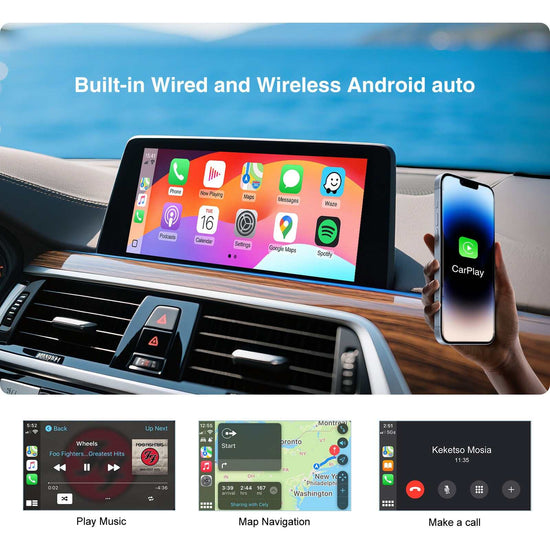 BMW CIC NBT system dedicated wireless CarPlay Android car box suitable ...