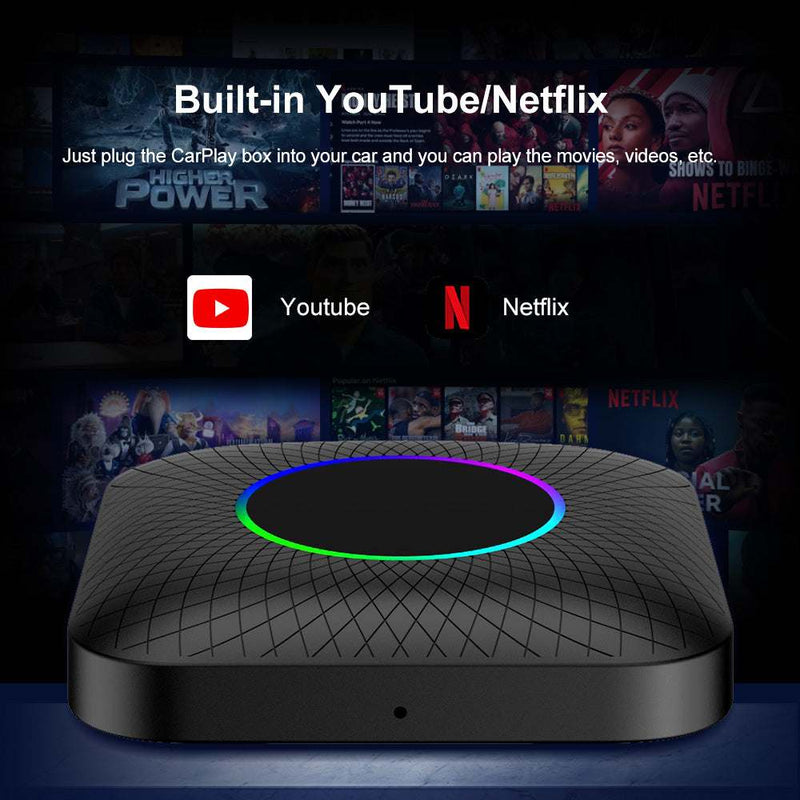 Android 13 8G+128G CarPlay AI Box 8-Core 6125 CPU Wireless CarPlay And – Andream(US)